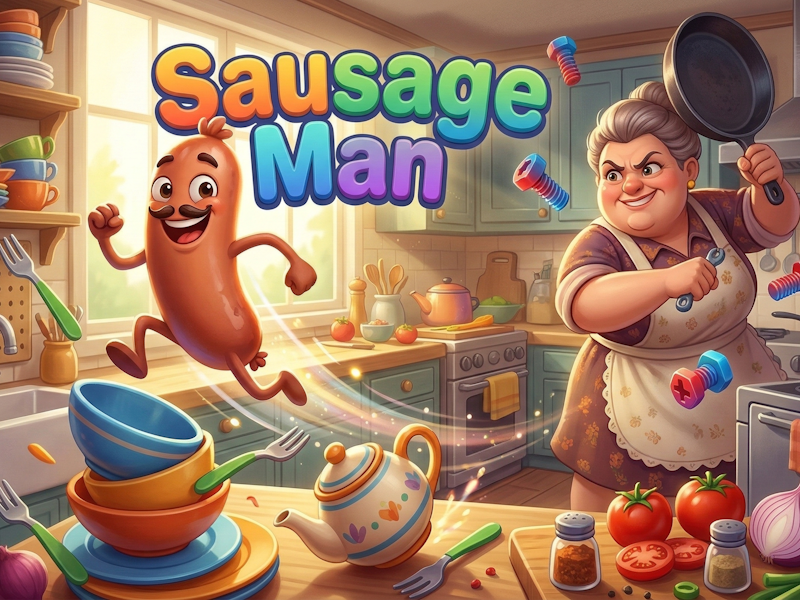 Sausage Man 🕹️ بازی آنلاین در SGameS