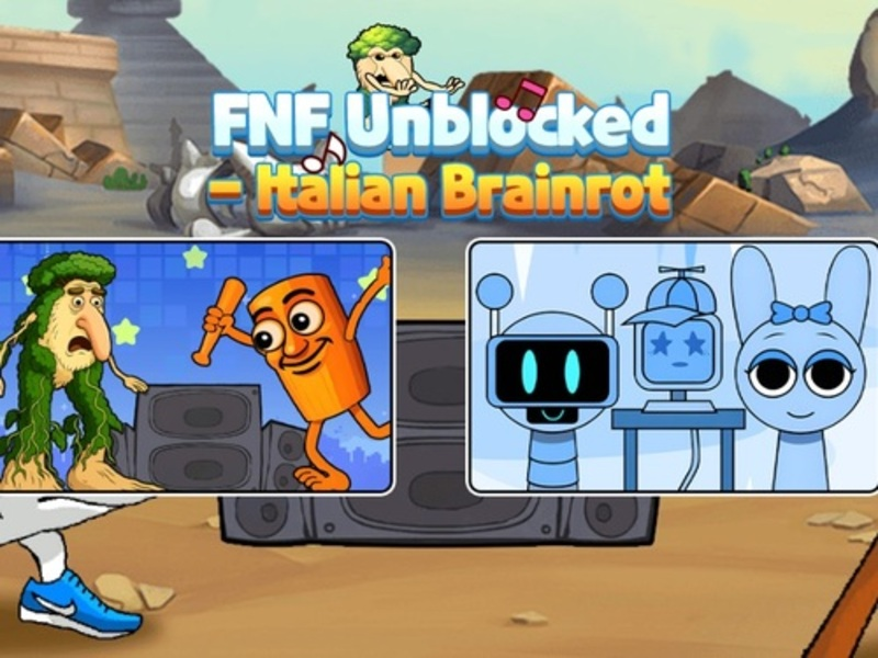 FNF Unlocked Brainrot ﯽﯾﺎﯿﻟﺎﺘﯾﺍ 🕹️ به صورت آنلاین در Sgames بازی کنید